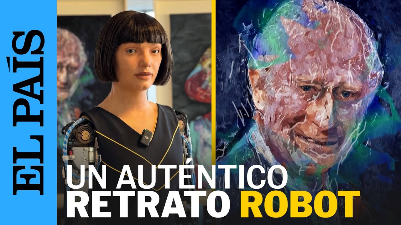 Robot-Artista Ai‑Da Deslumbra con Retrato del Rey Carlos III Usando IA ...